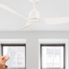 Mercator Manly DC Ceiling Fan With Remote: 52″ (White) - Lumera Living