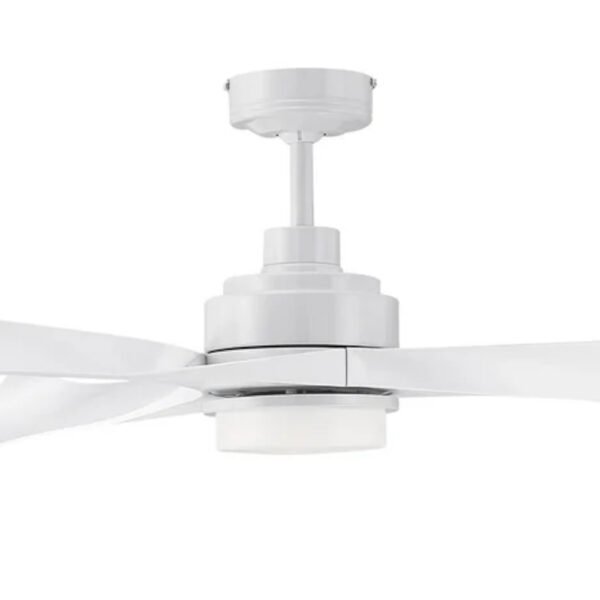Mercator DC Eagle V2 Ceiling Fan 56" with LED Light. White | Lumera Living