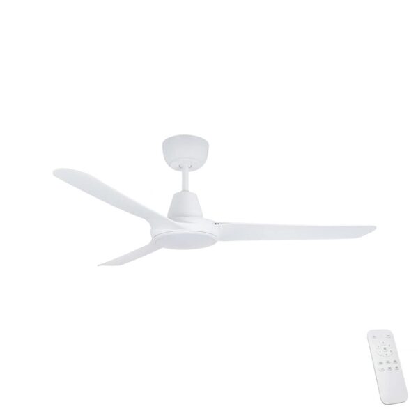 Ventair EC Spyda Ceiling Fan 50" with LED Light - White | Lumera
