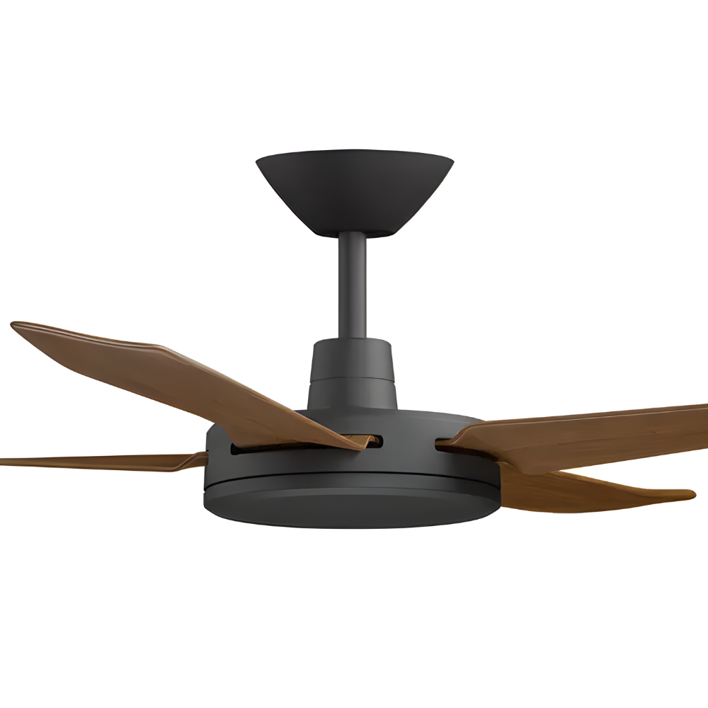 Airborne DC Enviro Ceiling Fan 52 inch. Black & Koa | Lumera Living